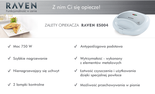 RAVEN ES004, Sandwicz - cena i opinie - OleOle!