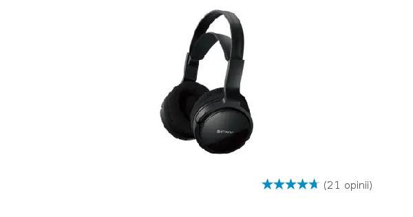 Sony MDR-RF811RK Nauszne Czarny, Słuchawki bezprzewodowe - cena i ...