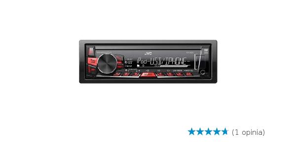 JVC KD-X220, Radioodtwarzacz samochodowy 1DIN - cena i opinie - OleOle!