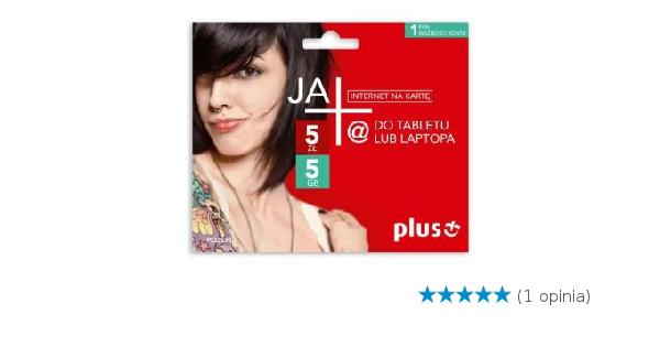 Plus JA+ 5zł / 5GB - internet na kartę, Pakiet startowy Pre-paid - cena ...