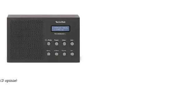 TechniSat TechniRadio 3 Radio FM DAB+ Czarny, Radioodbiornik - cena i ...