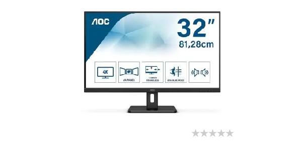AOC U32E2N 32" 4K VA 60Hz 4ms, Monitor LED - cena i opinie - OleOle!