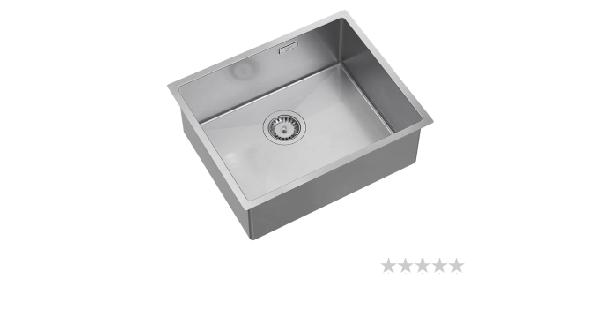 Quadron Anthony 60 Stal szczotkowana, Zlewozmywak prostokątny - cena i ...