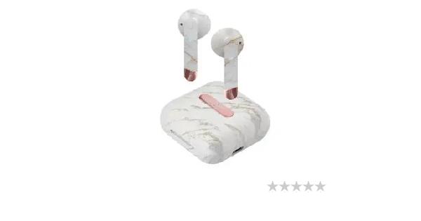 Jaz TWS Hoox Dokanałowe Bluetooth 5.0 Marmur, Słuchawki bezprzewodowe ...