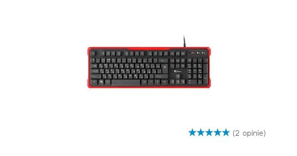 Genesis Rhod 110 CYR Czarny, Klawiatura membranowa - cena i opinie ...