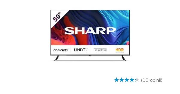 Telewizor Sharp 50FL1EA 50" LED 4K Android TV DVB-T2 - Opinie, Cena ...