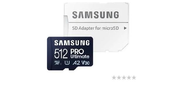 Samsung PRO Ultimate 2023 microSDXC 512GB 200/130MB/s, Karta pamięci ...