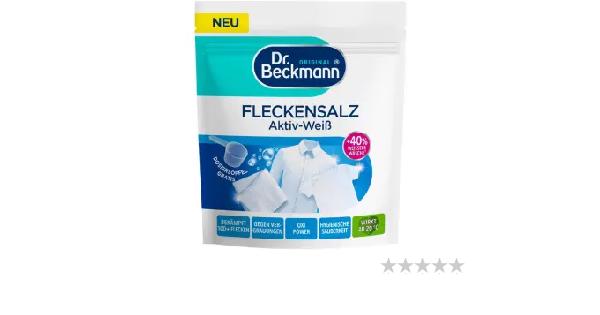 Dr. Beckmann odplamianie białych tkanin 400g, Sól do prania - cena i ...