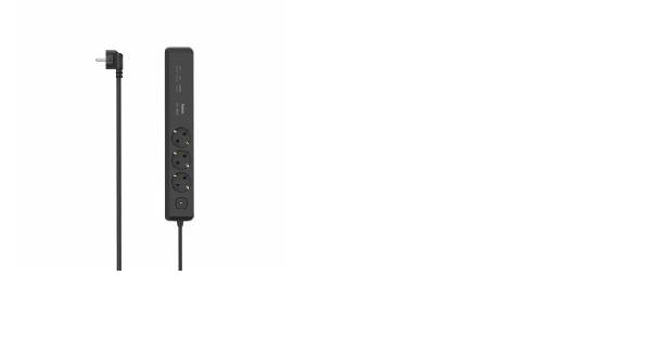 Hama 223192 3 gniazda 1,4m USB PD 100W Czarny, Listwa zasilająca - cena ...