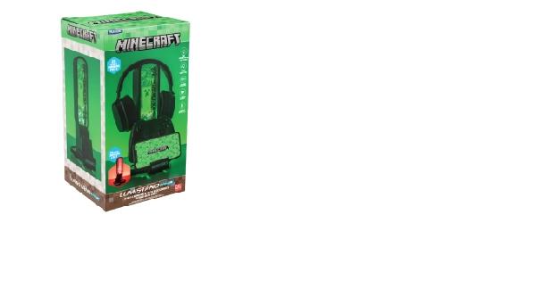 Paladone Minecraft Desk Headphone Stand With Light, Lampka - cena i ...